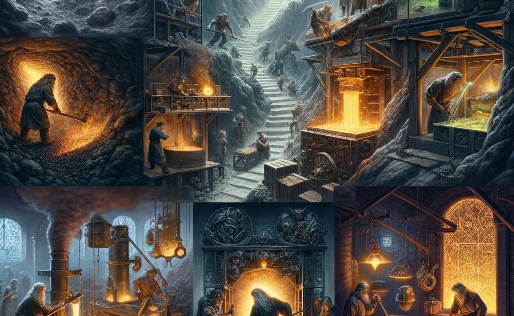 Fantasy Mining, Digging, Metallurgy and Smelting – Pathfinder2e.org